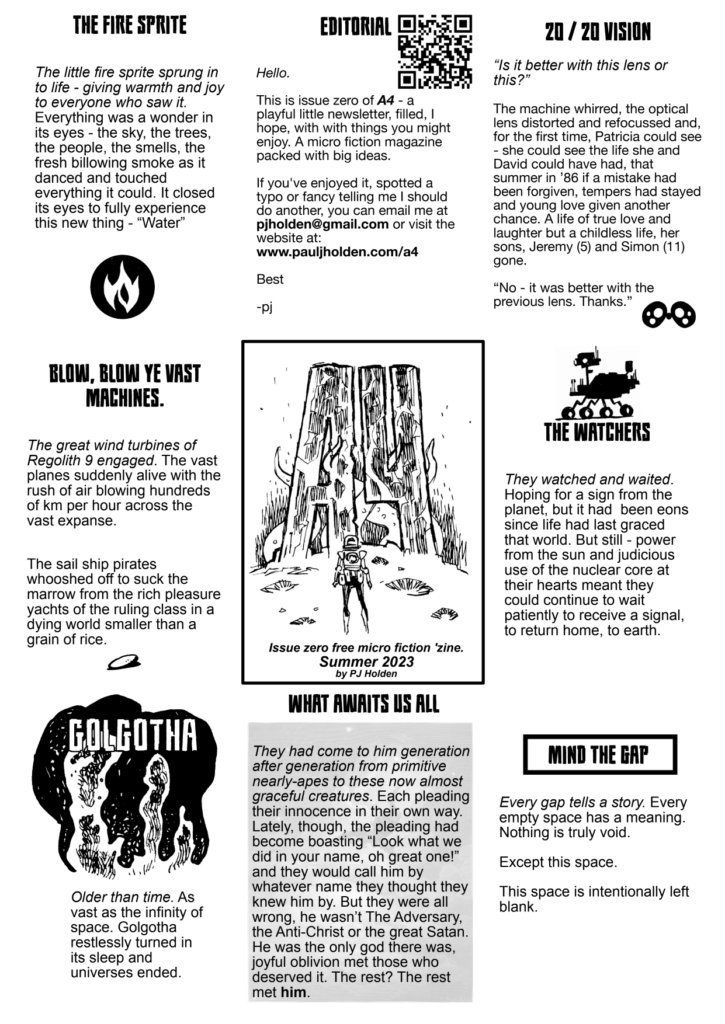 A4 Issue Zero